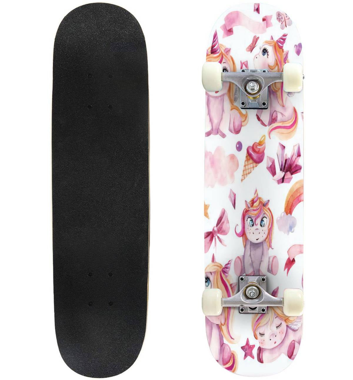 watercolor with cute baby isolated clipart for Outdoor Skateboard ...