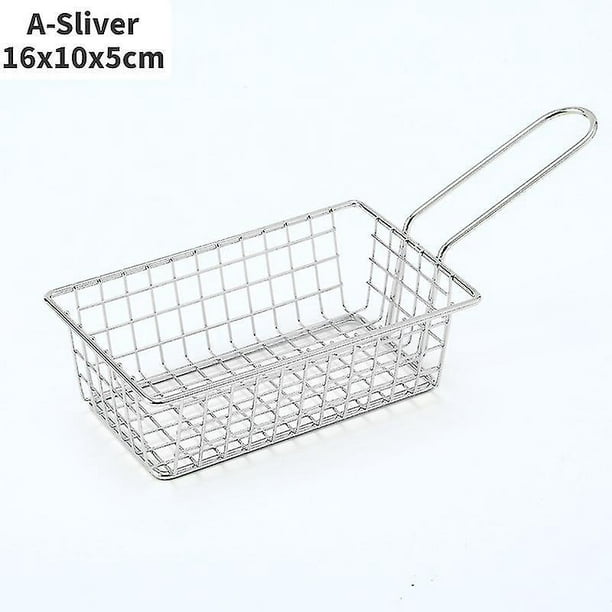 French Fries Basket Snack Bucket Chip Fried Chicken Storage Basket Food ...