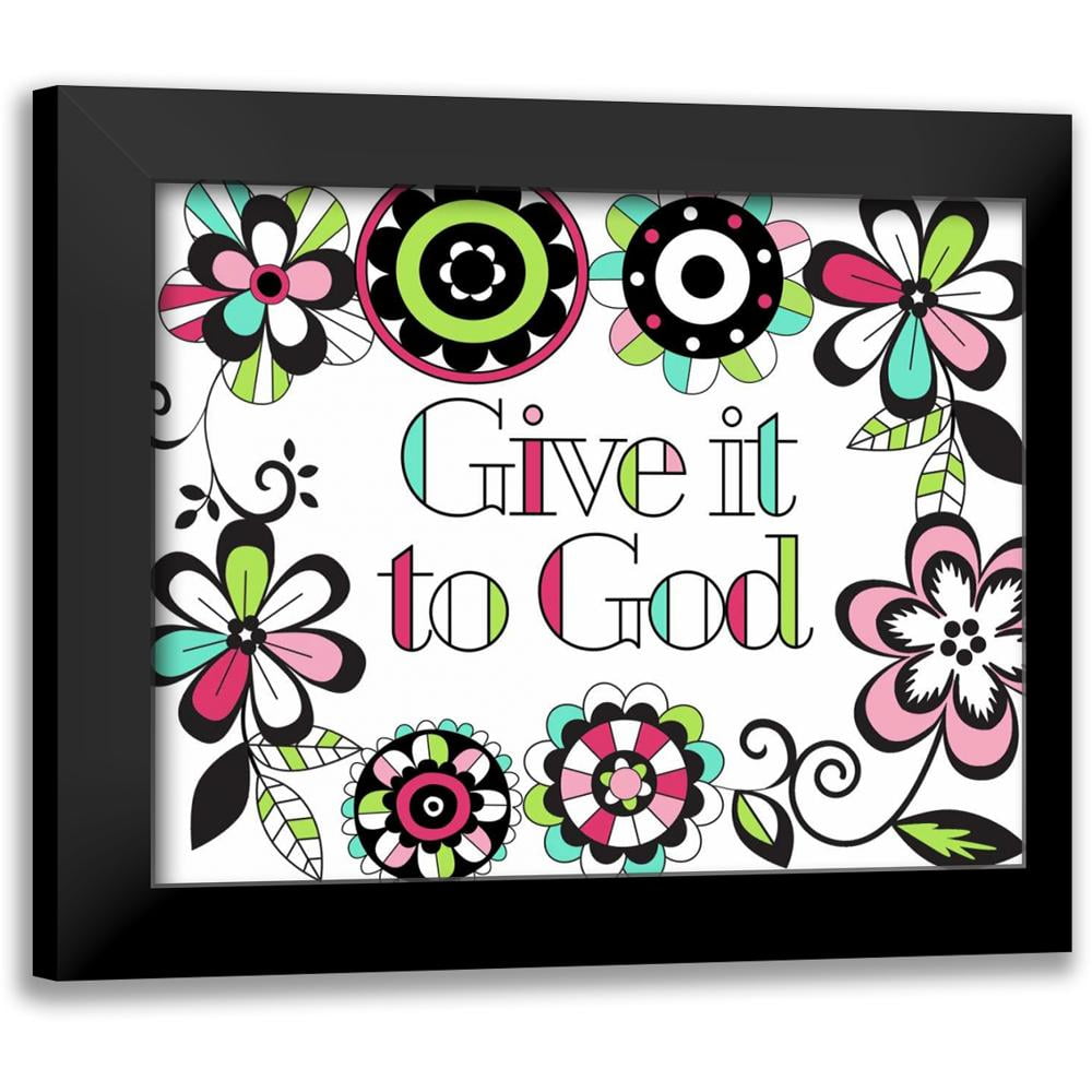 Robinson, Tamara 18x15 Black Modern Framed Museum Art Print Titled - Give it to God - Walmart.com