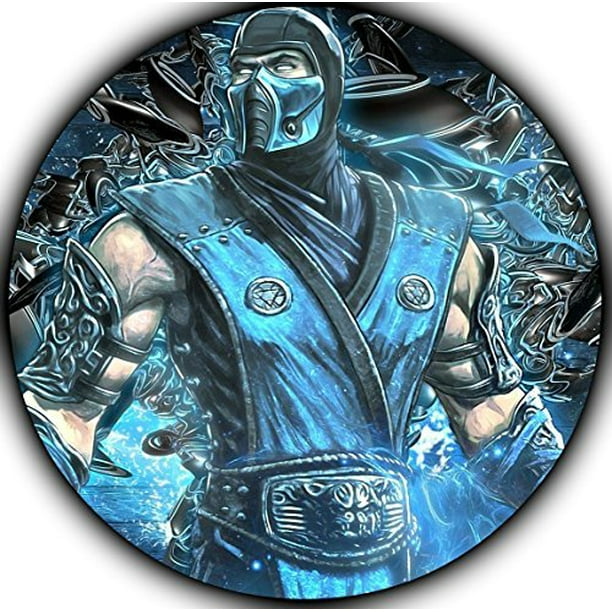 Mortal Kombat Sub Zero Edible Frosting Image 8" Round Cake Topper ...