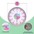 OWLCONIC Analog Teaching Clock for Kids - Easy to Read, Quiet, Perfect ...