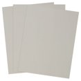 JAM Paper Vellum Bristol, 8 1/2 x 11, Gray, 67lb, 100 per Pack ...