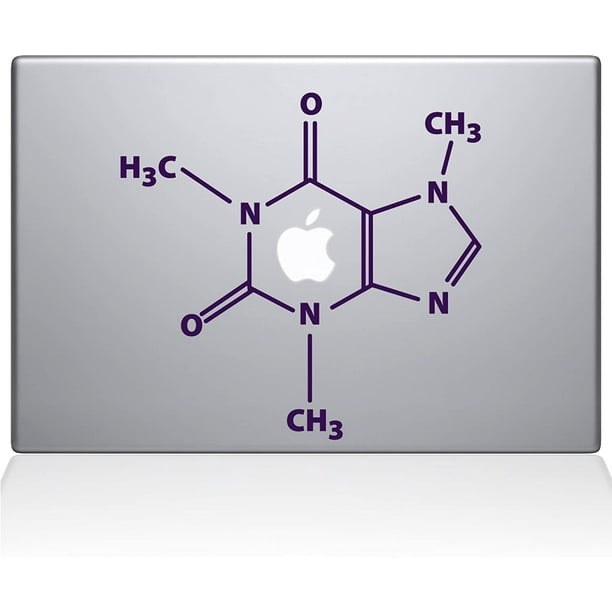 The Decal Guru The Molecular Structure of Coffee Macbook Decal Vinyl ...