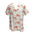 Cosmo Kramer Lobster Shirt White Button Down Up Adult Mens 90s Costume ...