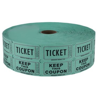 Pen + Gear Double Ticket Roll, Red, Consecutively Numbered, 2000 Count ...