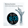 Ambient Light 12 Inch Big Screen Multifunction Clock Simple Living Room Wall Clock Led Wall