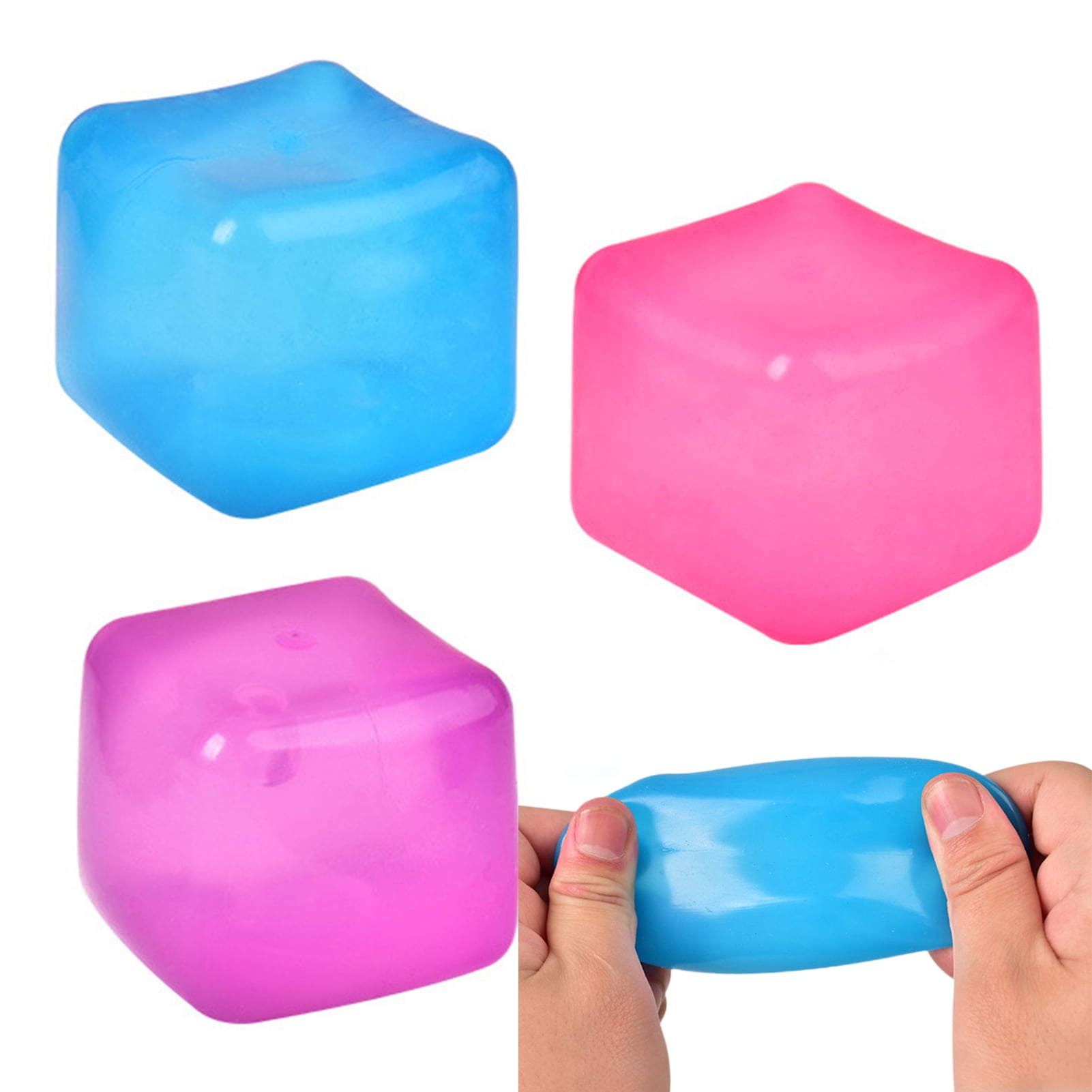 Click here for Unbranded 2/3/4pcs Stress Relief Cube Squishes Toy... prices