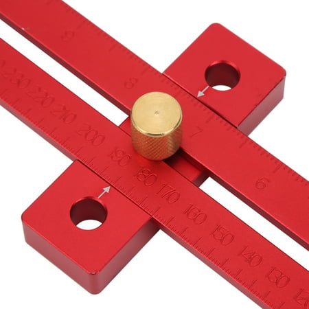Fosa Woodworking Ruler,Woodworking Scribe Ruler T‑Type Line Locator ...