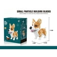 Sdmnsg-T Corgi Mini Building Blocks, 1380 pcs Cute Animal Micro Mini ...