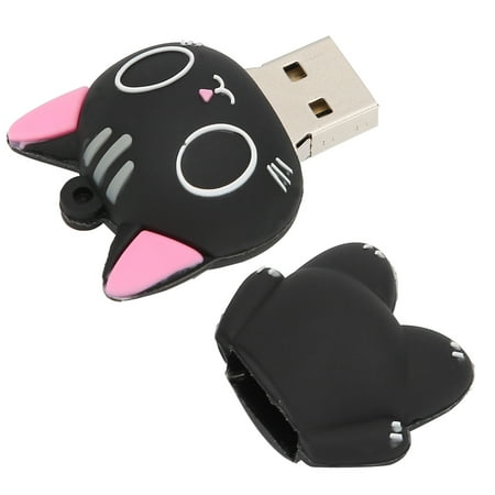 USB , Supports Hot Swappable Cute Cat Shape Flash Disk With No Driver ...