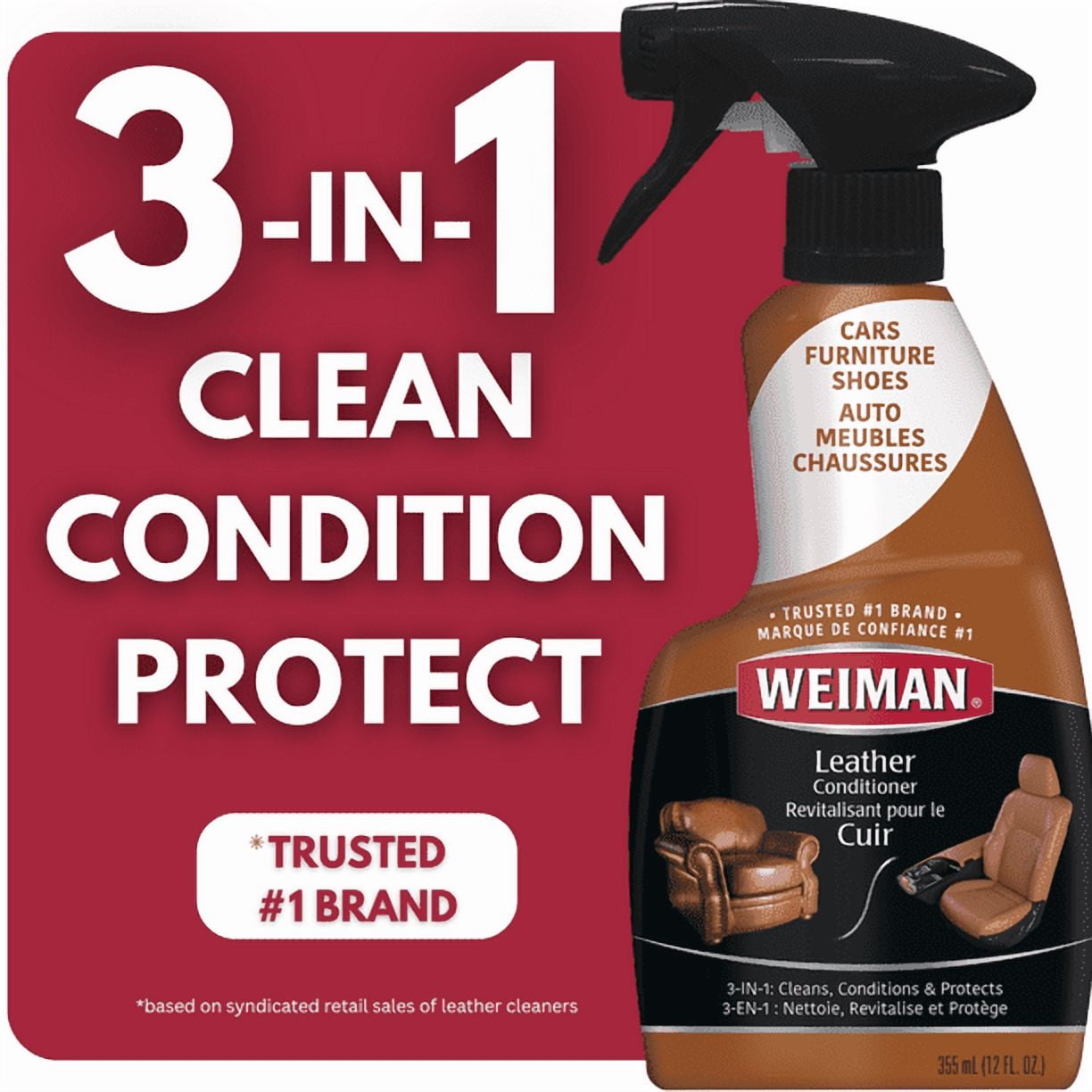 Click here for Weiman Leather Cleaner And Polish Trigger  Uv Prot... prices