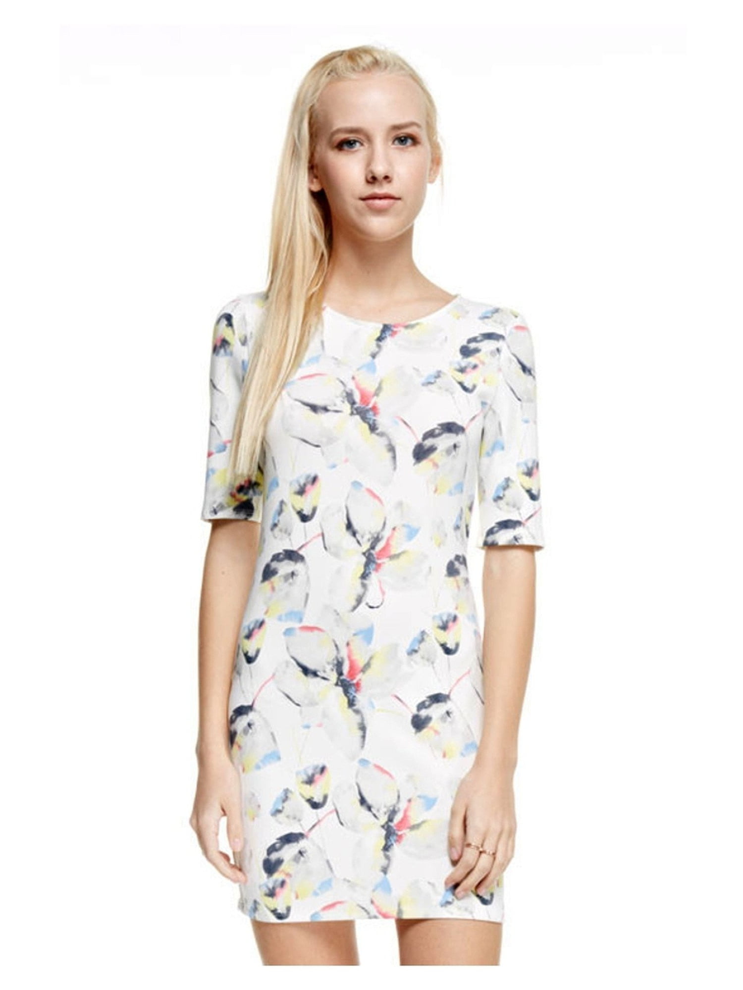 Allover Spring Floral Dress, Multi - Walmart.com
