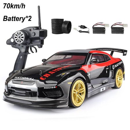 1:10 Rc Car Toy 70km/h High Speed Drift Racing Car Remote Control ...