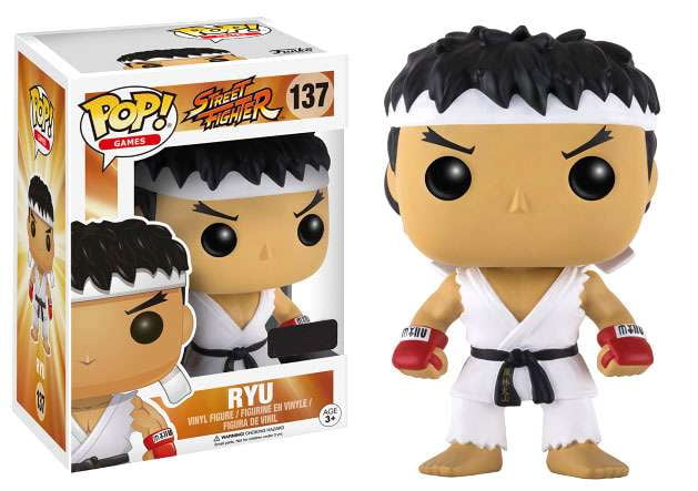 Street Fighter Funko POP! Games Ryu Vinyl Figure [White Headband ...