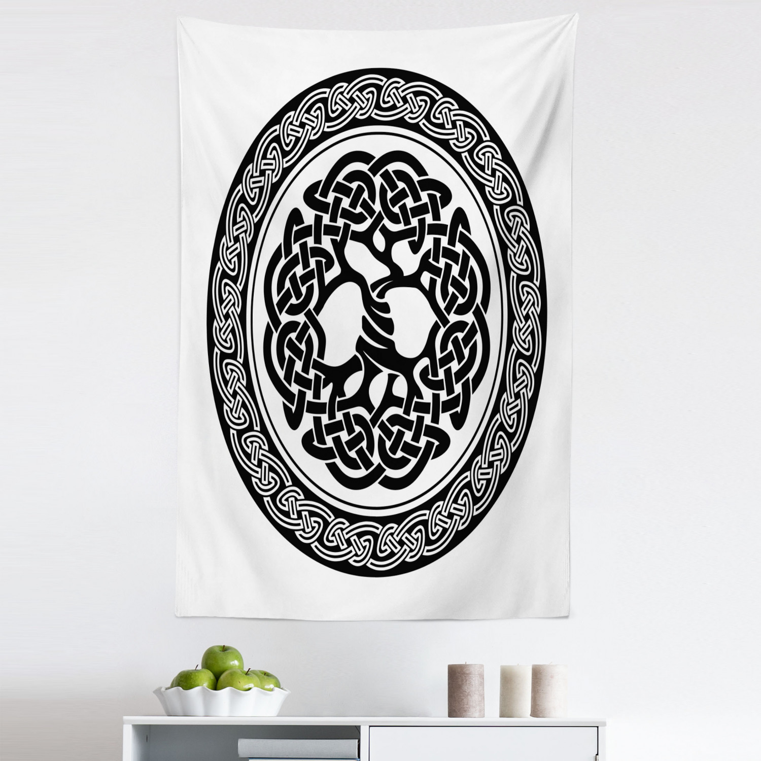 Celtic Tapestry, Native Celtic Tree of Life Ireland Early Renaissance ...