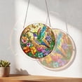 WOODBESTS 83-Piece Acrylic Jigsaw Puzzle Suncatcher, Hummingbird ...
