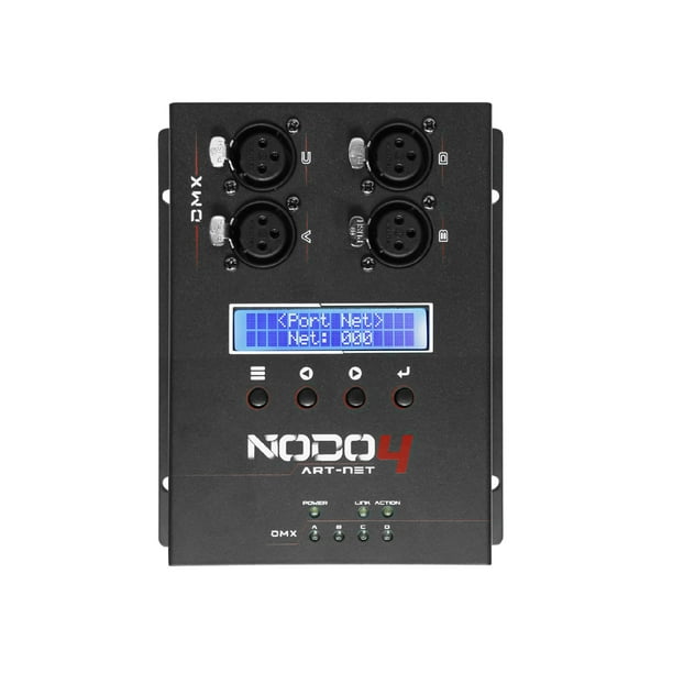 Distribuidor Dmx Lite Tek Nodo Art-net 4 Con 4 Salidas | Bodega Aurrera ...