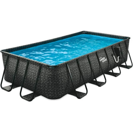 HTWO 13 Foot x 7 Foot x 39.5 Inch Above Ground Herringbone Outdoor ...