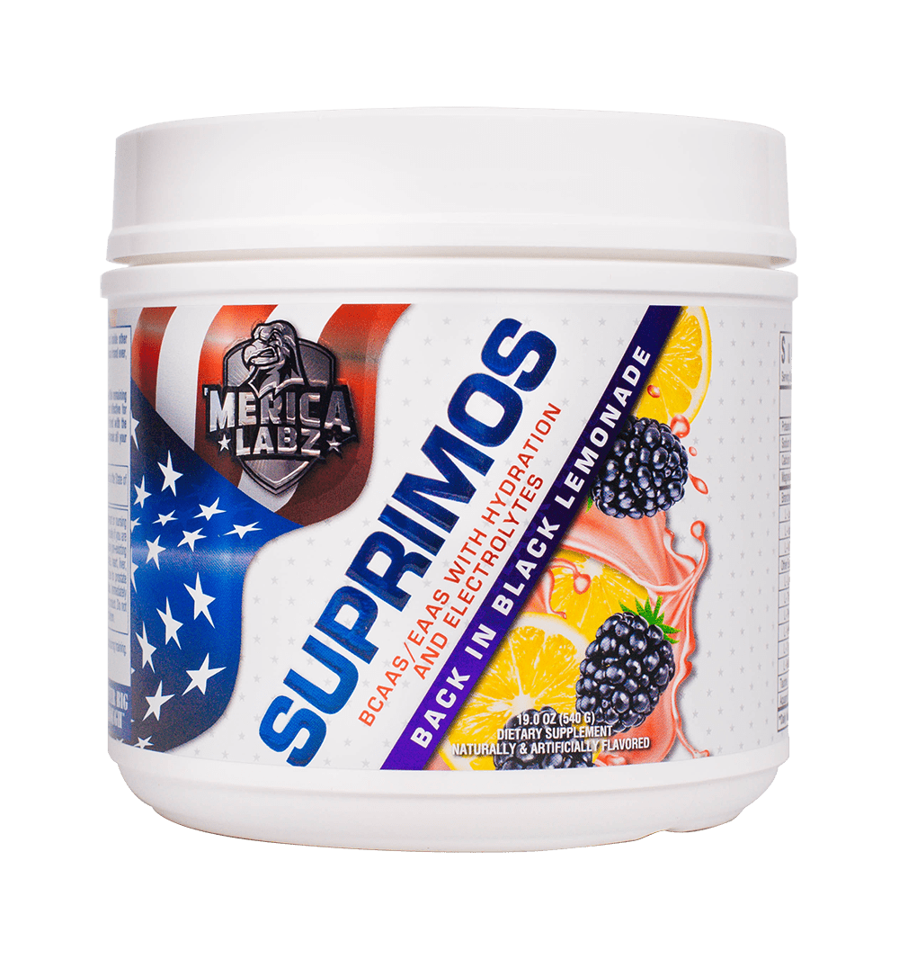 'Merica Labz Suprimos BCAA/EAA Supplement with Eletrolytes for Maximum ...