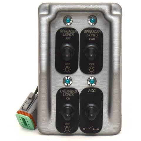 Triton Boat Toggle Switch Panel TR151P03352 | 260 LTS Metallic Silver ...