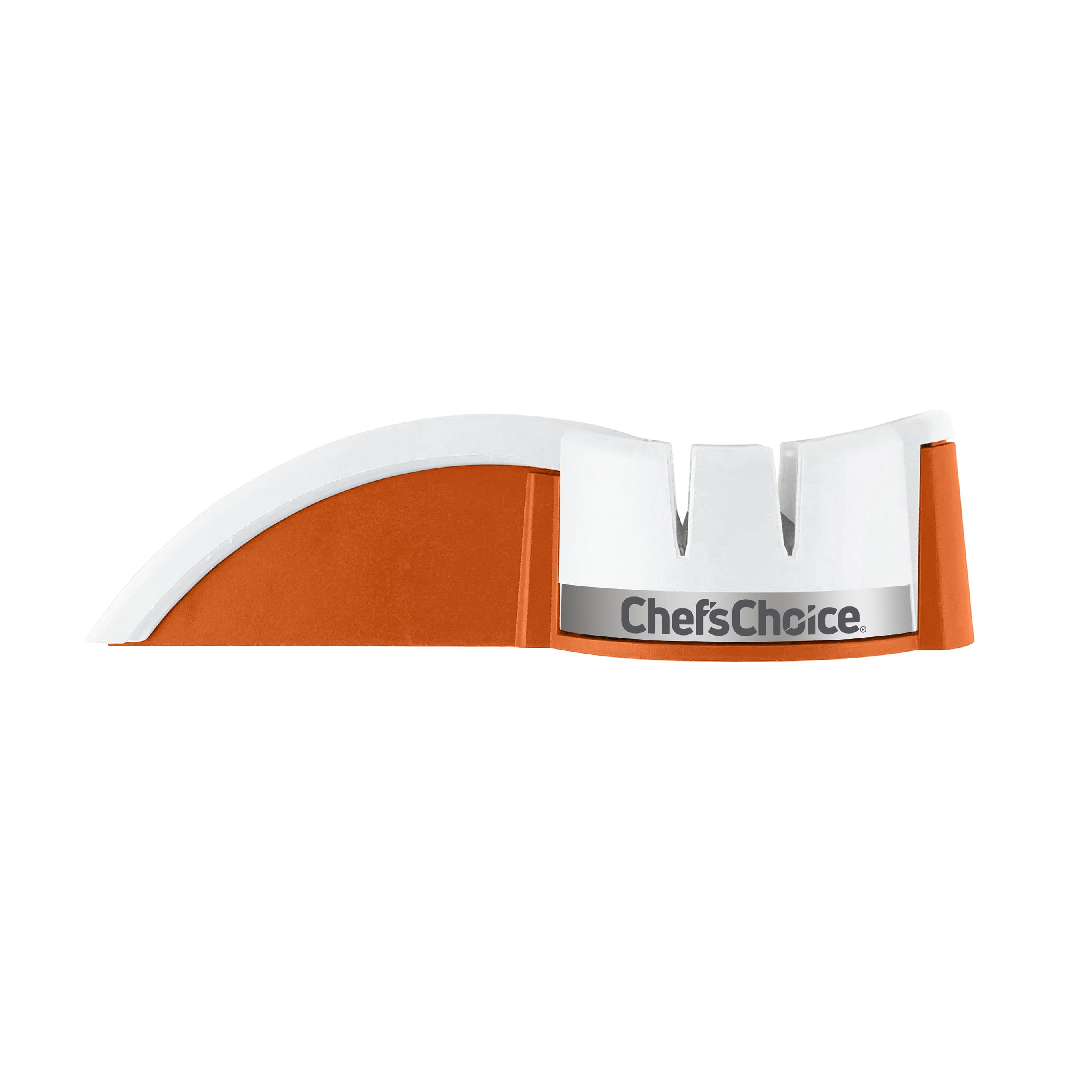 Chef'sChoice Manual 2-Stage Knife Sharpener, White/Orange, D4770 ...