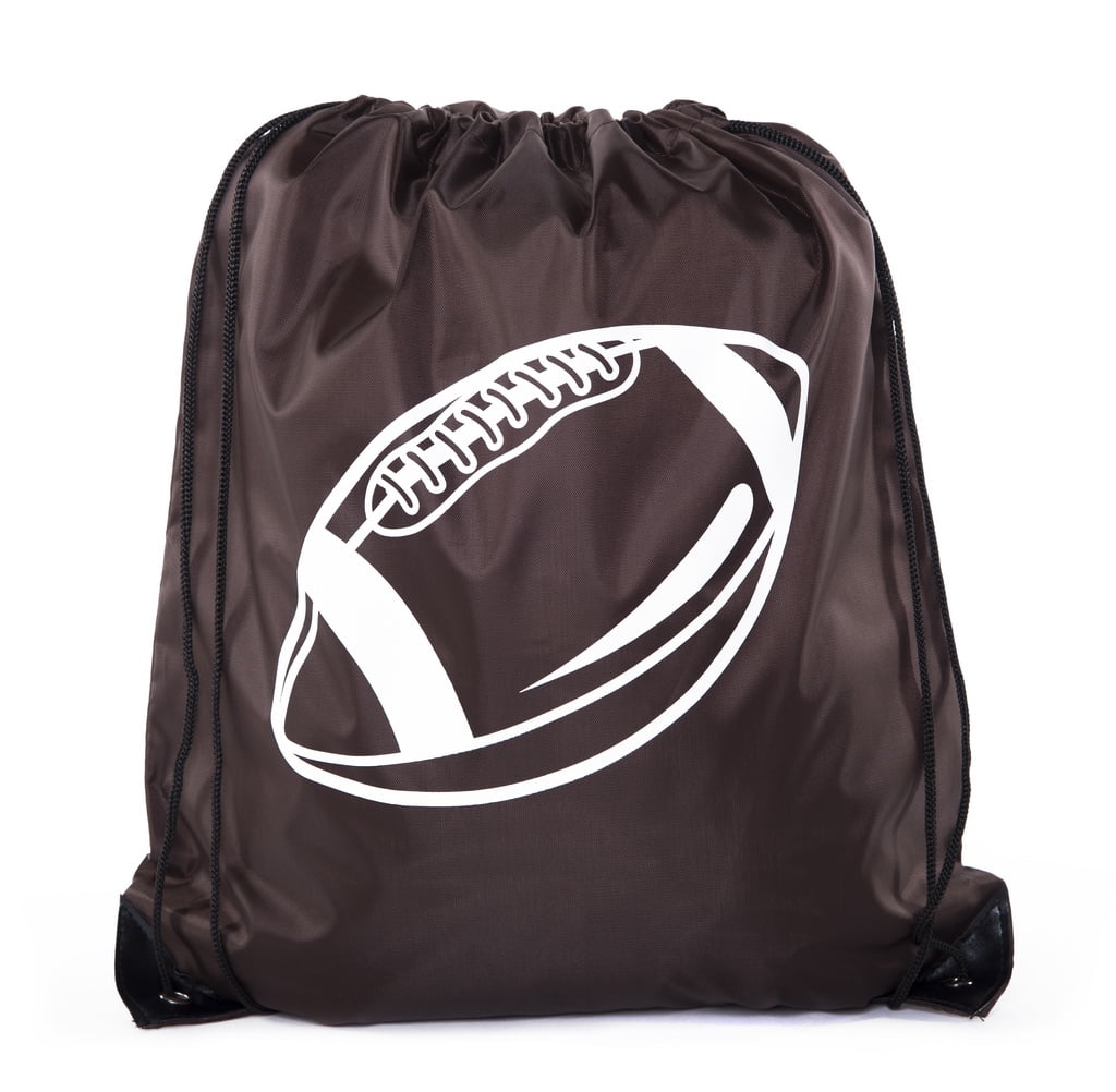 Football Party Bags | Football Drawstring Cinch Backpacks for Team ...