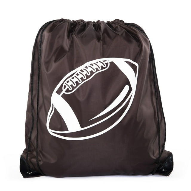 Football Party Bags | Football Drawstring Cinch Backpacks for Team ...