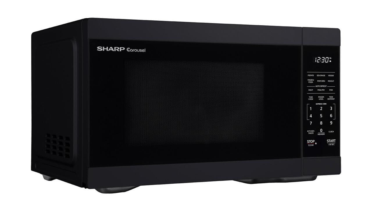 Sharp SMC1161HB 1,1 Cu. Ft.. Pies Microondas de Encimera Negra | Bodega ...