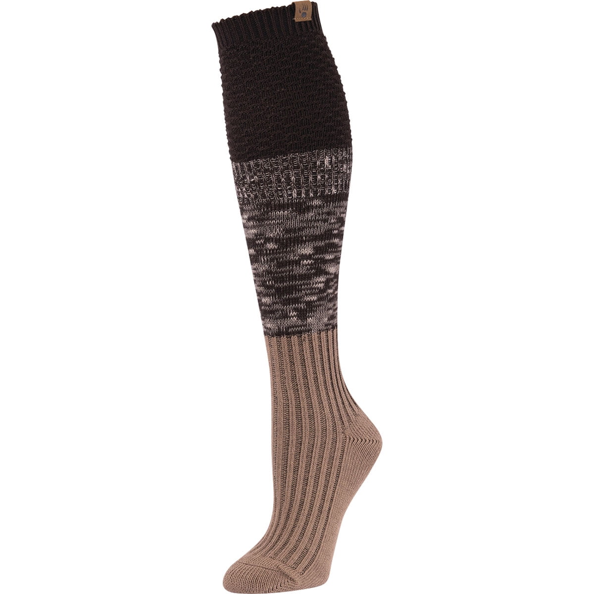 Bearpaw Bearpaw Mix Texture Color Block Knee High Socks for Women ...
