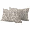 Black Striped Outdoor Throw Pillow Covers Set of 2, Brown Background ...