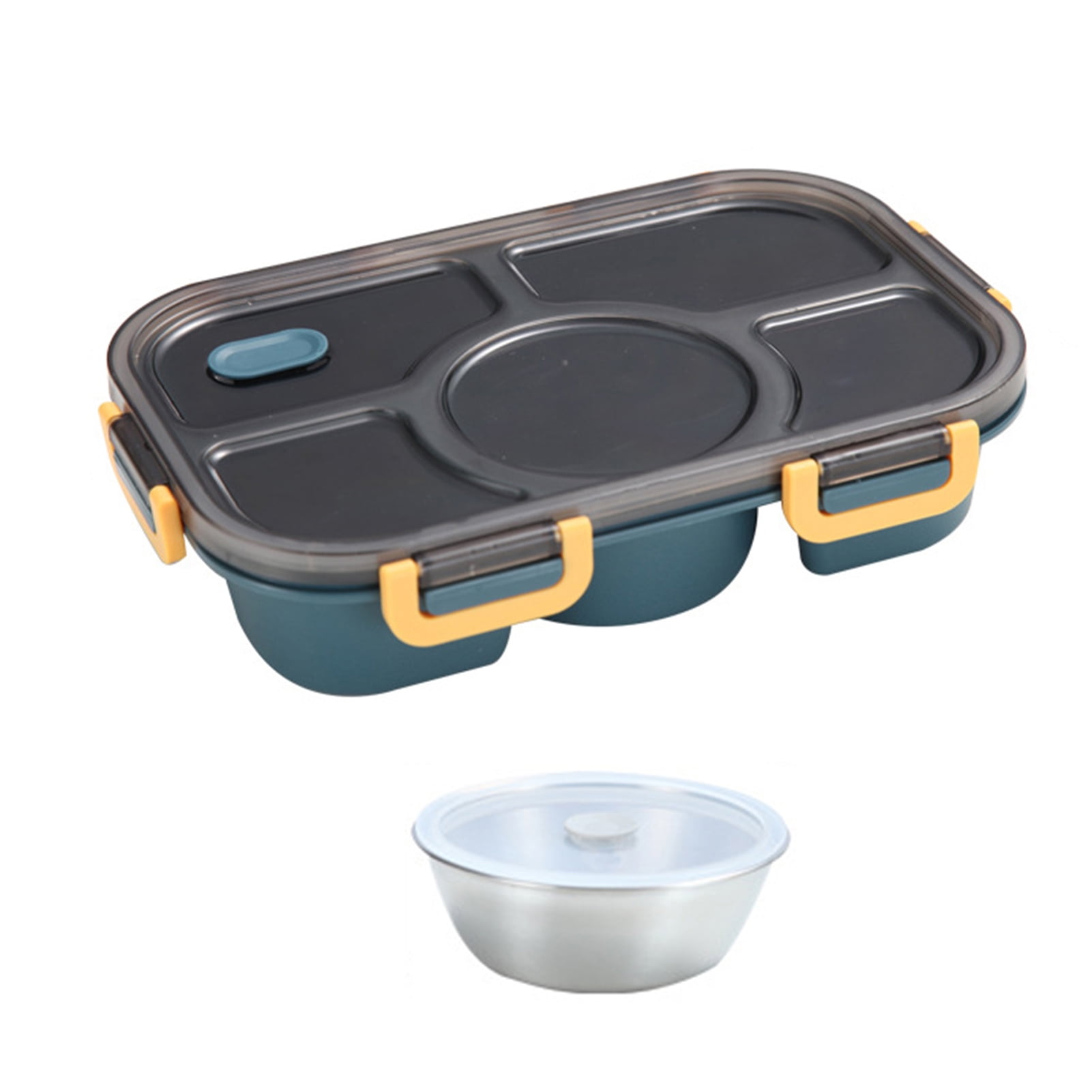 Lunch Holder Box Multi-grid BPA Free Large Capacity Portable Sandwich ...