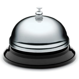 2 Pack Call Bell 3.35 Diameter Metal Bell Service Bell for Desk Hotels School Restaurant Smile Yellow Walmart