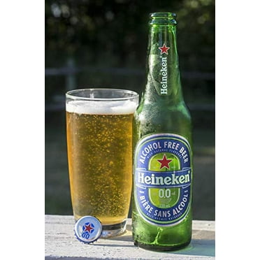 Heineken 0.0 Non-Alcoholic Beer, 6 Pack, 11.2 fl oz Bottles - Walmart.com