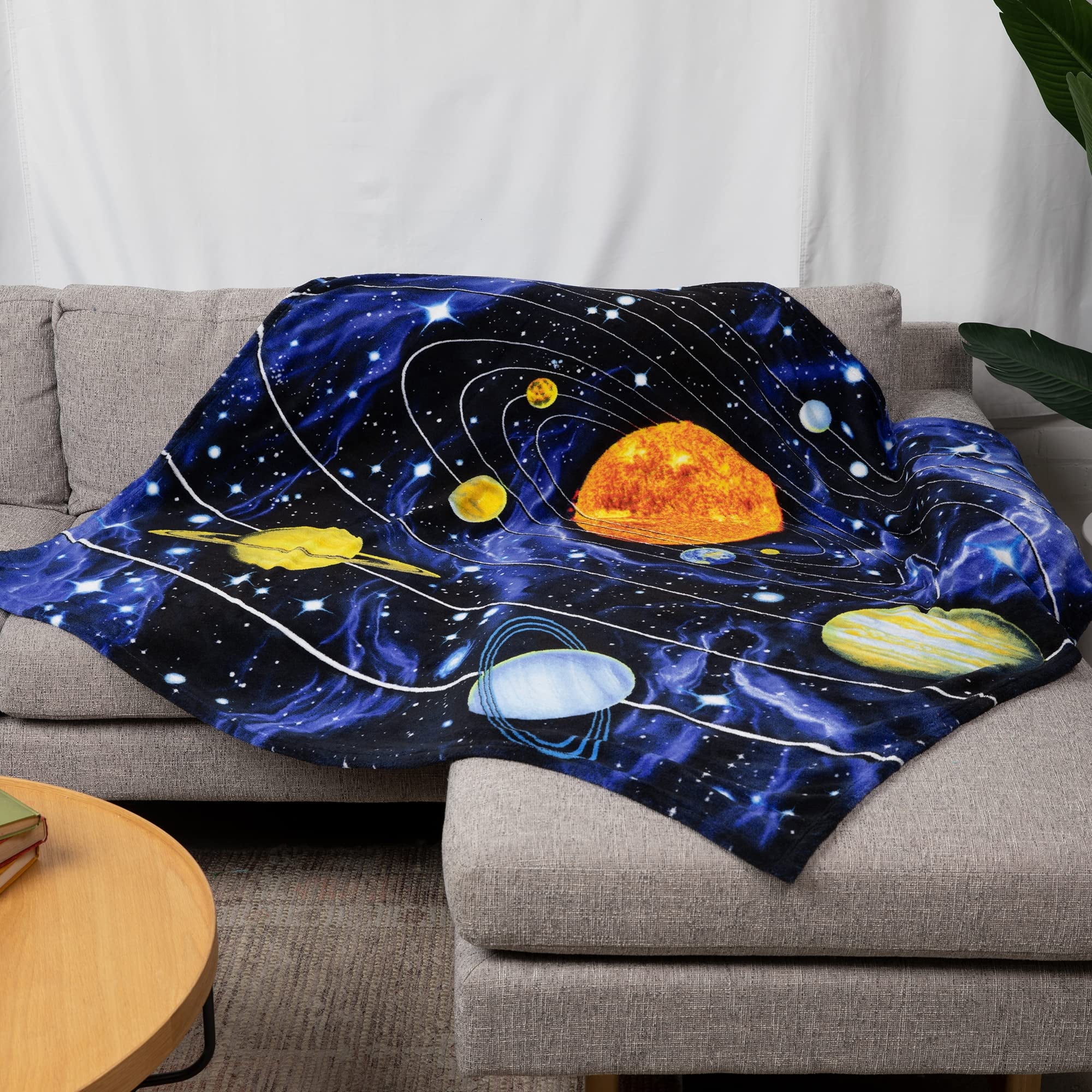 Click here for Hkedesd Dawhud Direct Solar System Fleece Throw Bl... prices