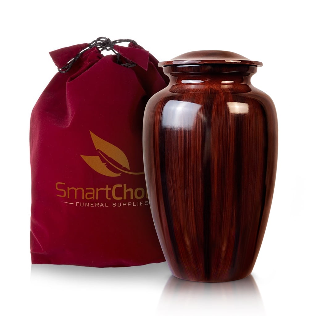 Smartchoice Cremation Urns For Human Ashes Adult - Handcrafted Funeral ...
