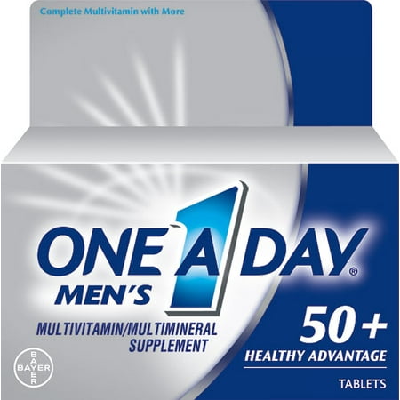 UPC 016500554042 - One A Day Men's 50+ Health Advantage Multivitamin ...
