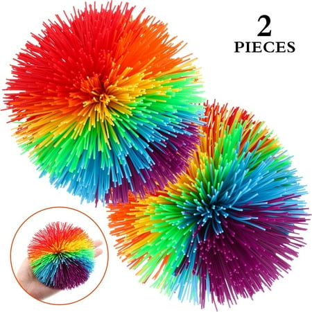 2 Pieces Large Monkey Stringy Balls 4.5 Inch Large Sensory Fidget ...