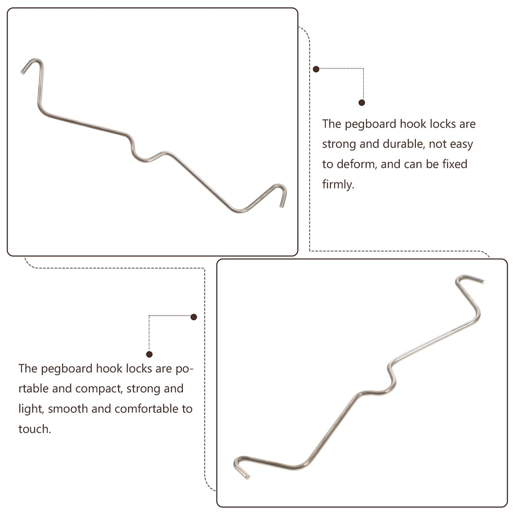 Pegboard Hook Retainers