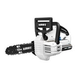 HART 40-Volt 10-Inch Battery-Powered Chainsaw Kit, (1) 2.5 Ah Lithium ...
