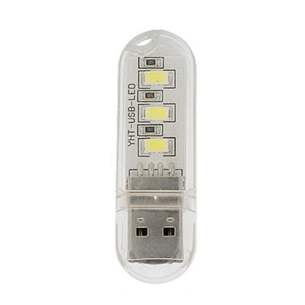 Farfi Mini Potable USB DC 5V 3 8LEDs Cabinet Closet Night Light Table ...