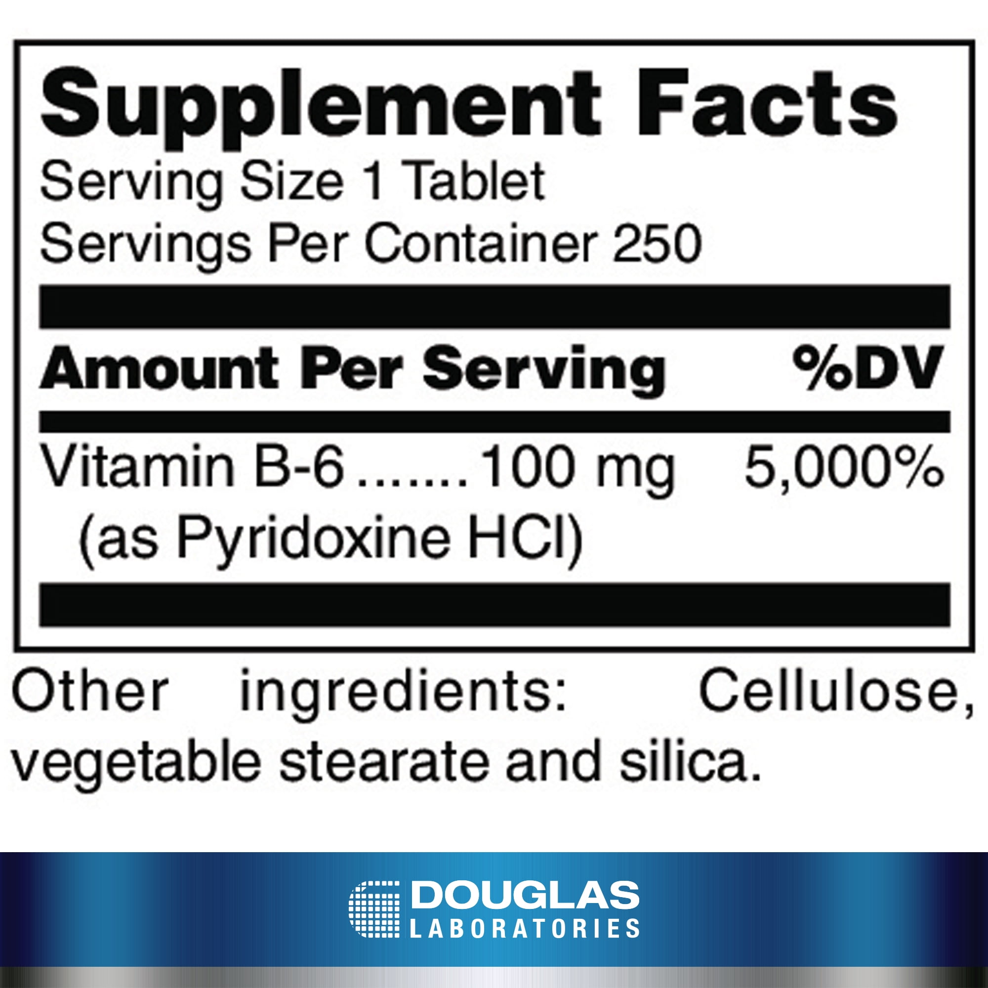 Buy Douglas Laboratories B-6 100 mg | Vitamin B6 to Support Energy ...