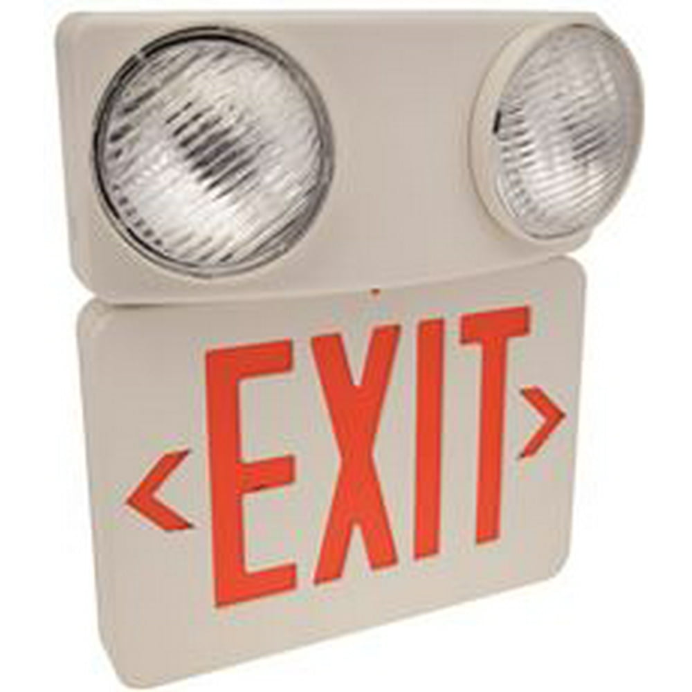 Monument Combination Led Exit Sign And Incandescent Emergency Light monument-combination-led-exit-sign-and-incandescent-emergency-light
