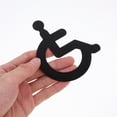 BESTYASH 4Pcs Disabled Wheelchair Symbol Acrylic Sign for Toilet and ...