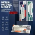 ZIYOULANG K87 MAC Computer Bluetooth Wireless PC Gaming Mechanical Keyboard, TKL 87 Keys Hot ...
