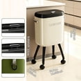 Garbage Can with Legs No Bending 15L Large Capacity Household Creative ...
