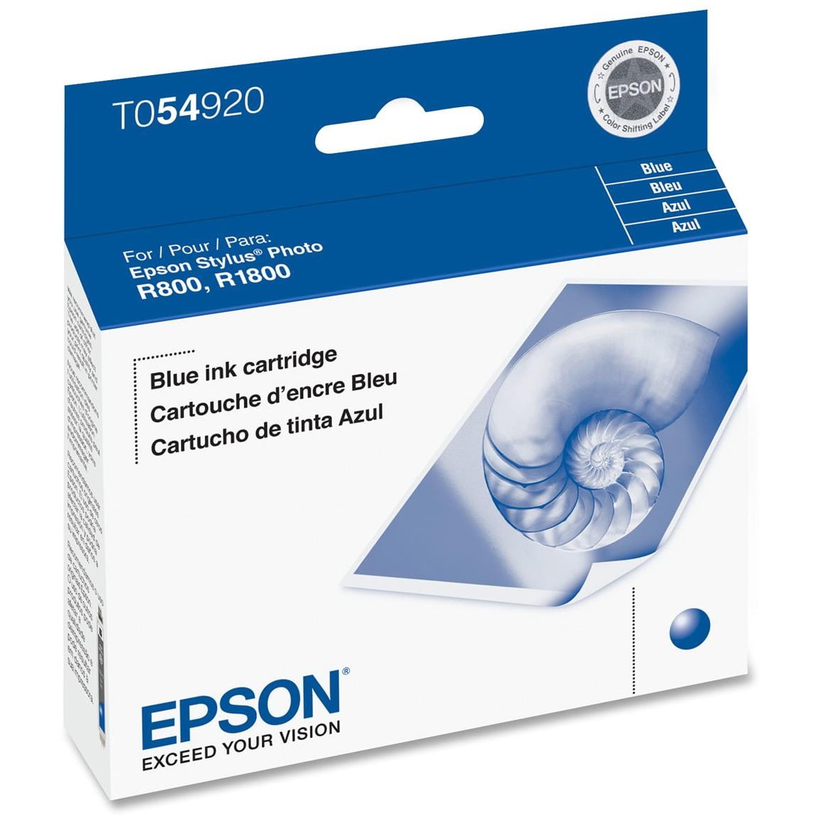 Epson T054 Blue Ink Cartridge - Walmart.com - Walmart.com