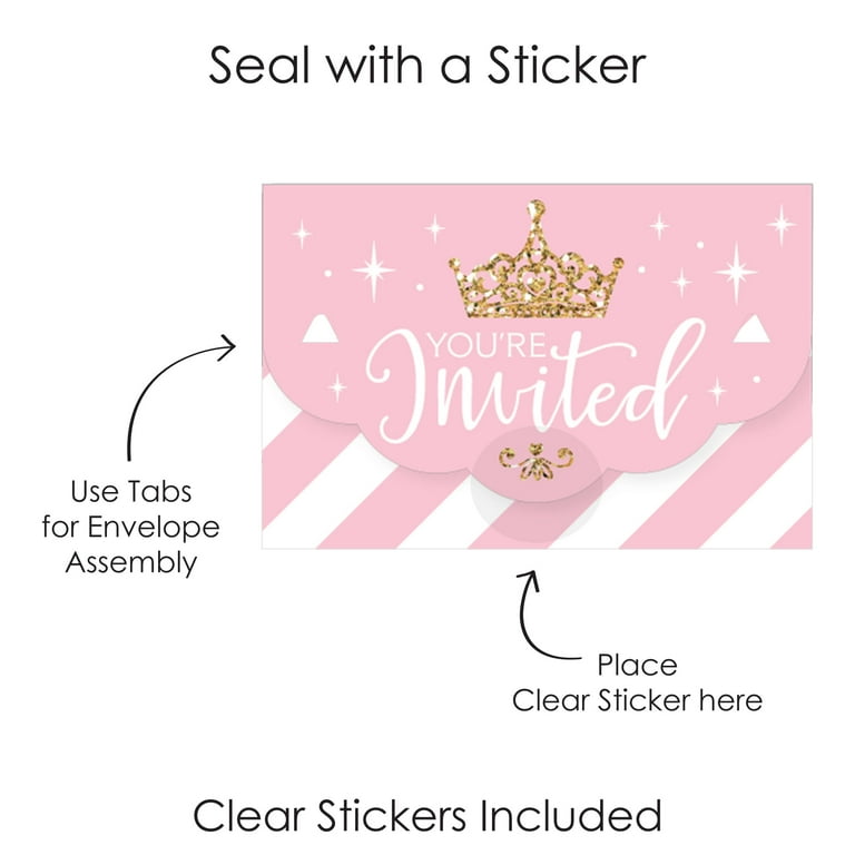 Princess Crown Invitation Template