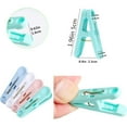 OFEFE Plastic Clothes Pins Laundry Clips,60 Pcs Colorful Clothespins,2 ...