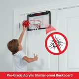 ESPN Mini Basketball Hoop, Over The Door Basketball Hoop Includes 2 ...