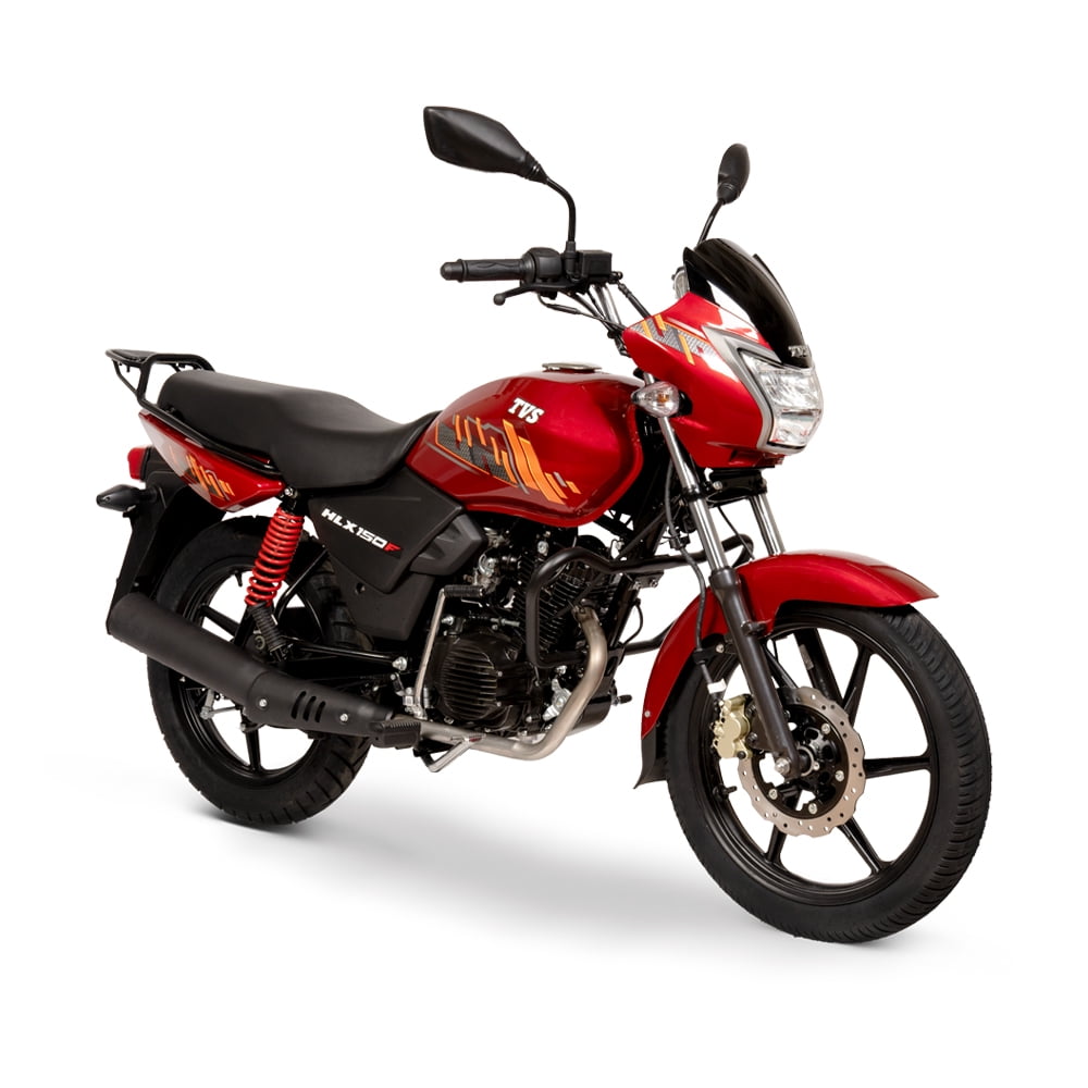 Motocicleta de trabajo TVS HLX 150F 5S 2025 Rojo | Walmart en línea